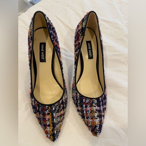 Nine West | Shoes | Colorful Tweed Pumps | Poshmark